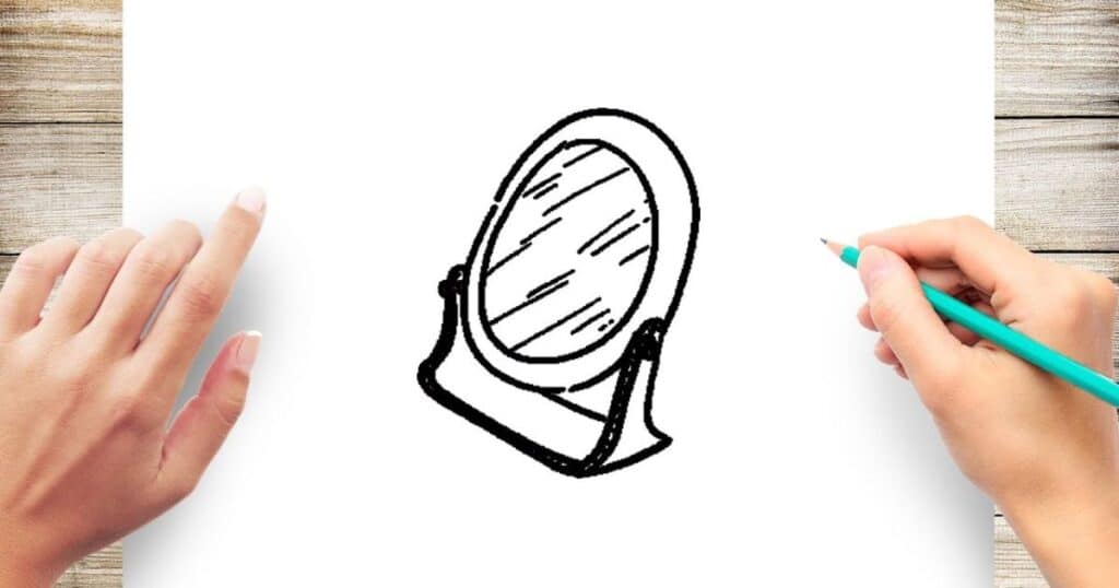 How To Draw A Mirror?