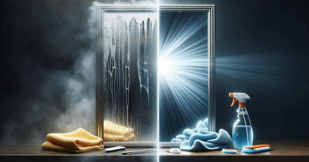 Tips For Cleaning Cloudy Glass Or Mirror
